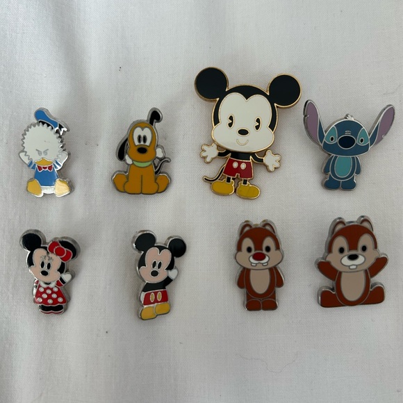 Disney | Other | Disney Character Enamel Pins Set | Poshmark